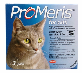 3 Pack ProMeris for Cats under 9 lbs | On Sale | EntirelyPets Rx
