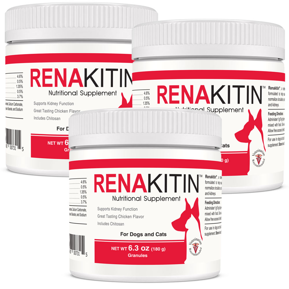 3-PACK Renakitin for Dogs & Cats (180 gm) | On Sale | EntirelyPets Rx