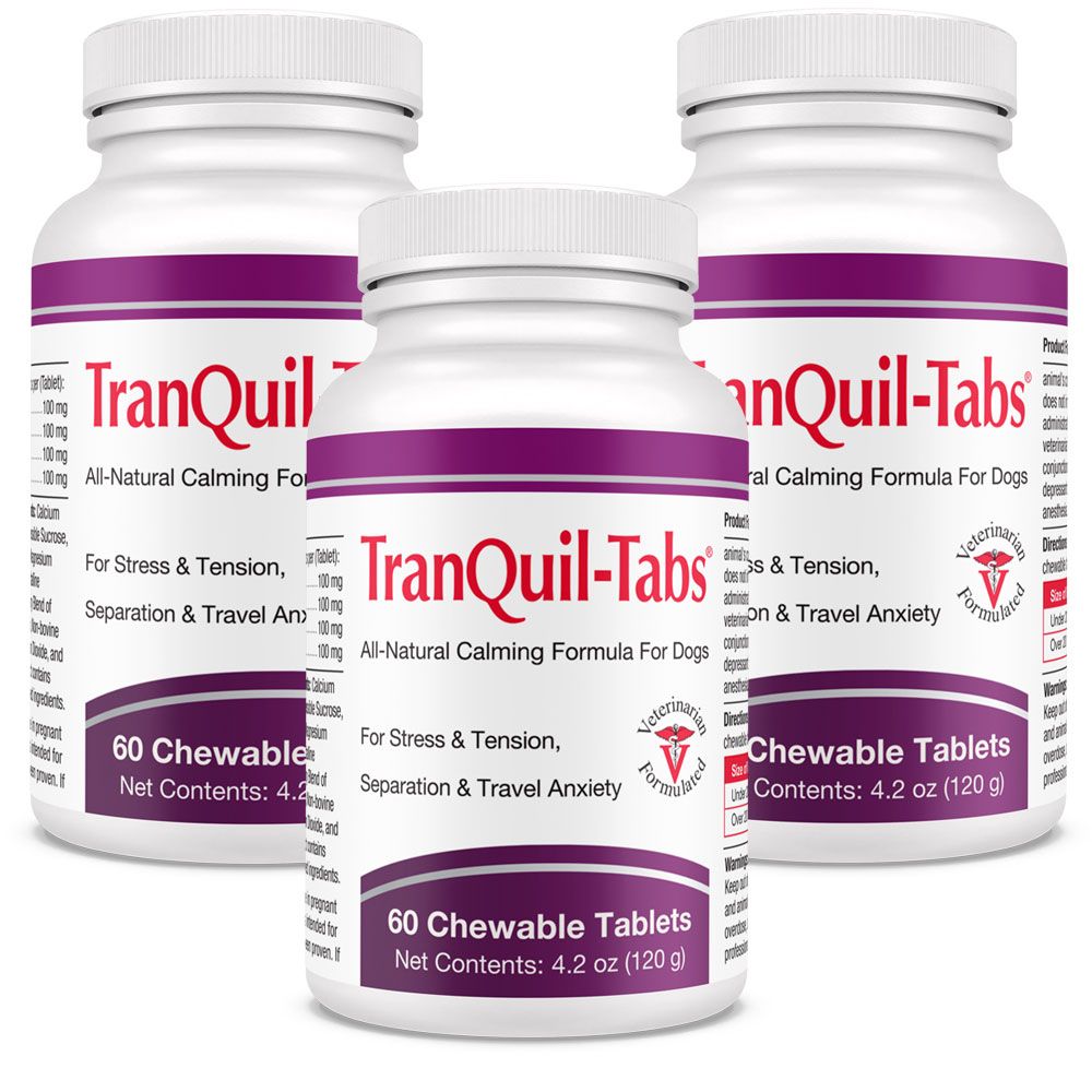 3 PACK TranQuil-Tabs for Dogs (180 Tablets) | On Sale | EntirelyPets Rx
