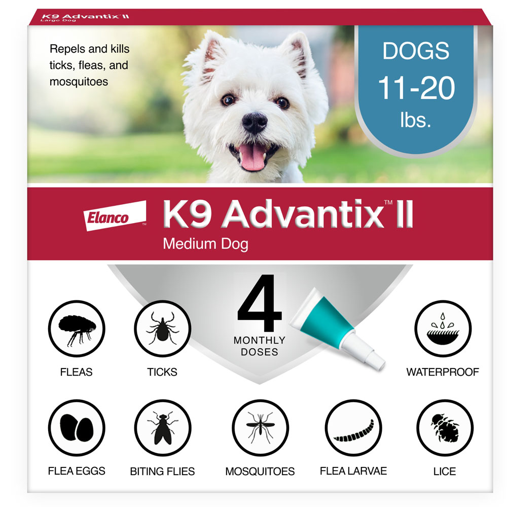 K9 Advantix II for Medium Dogs 11-20 lbs, 4 Month | EP Rx