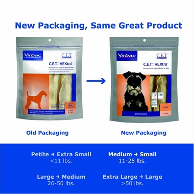 6-PACK CET Hextra Premium Enzymatic for Small Dogs (180 Chews) | On ...
