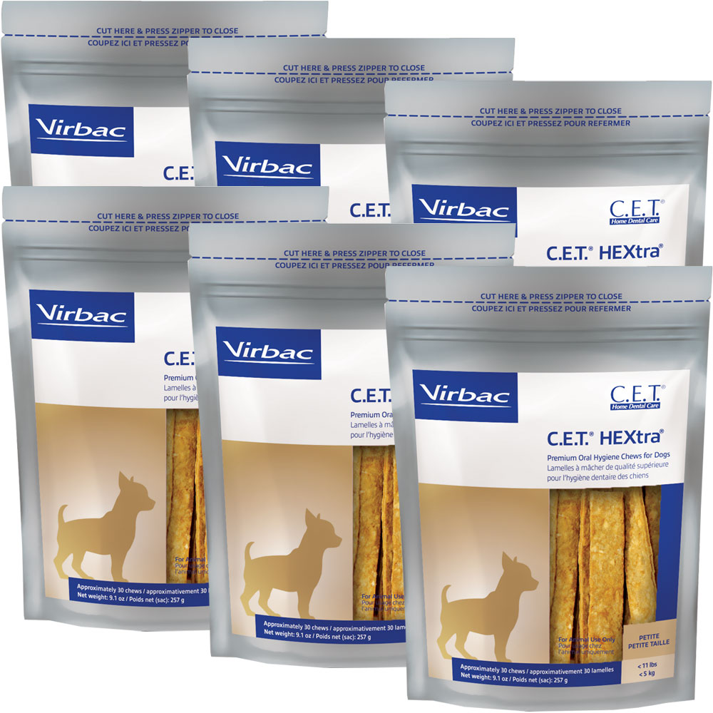 6-PACK CET HEXtra Premium Chews - Petite (180 chews) | On Sale ...