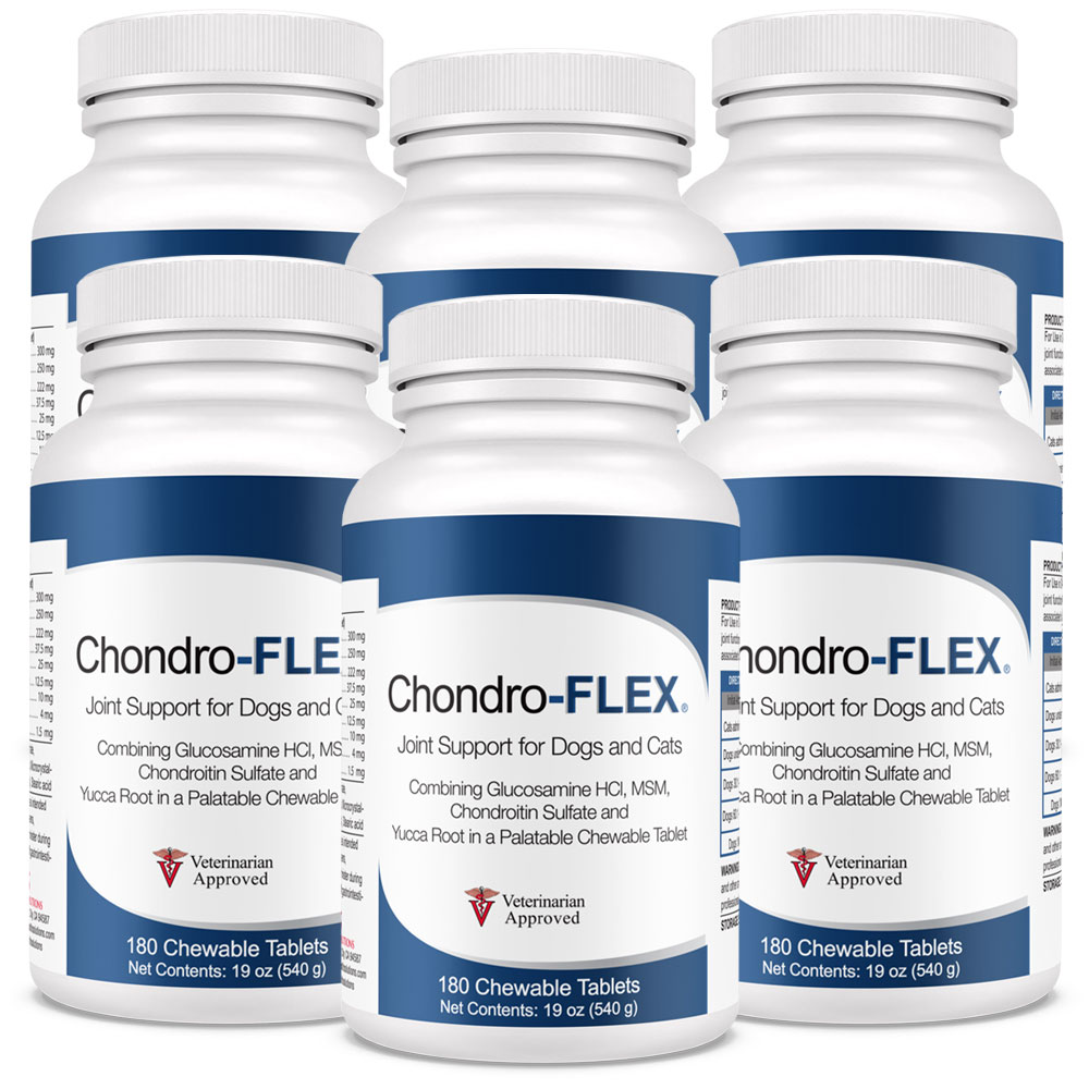 6 PACK Chondro Flex (1080 tablets) CHEWABLES | On Sale | EntirelyPets Rx