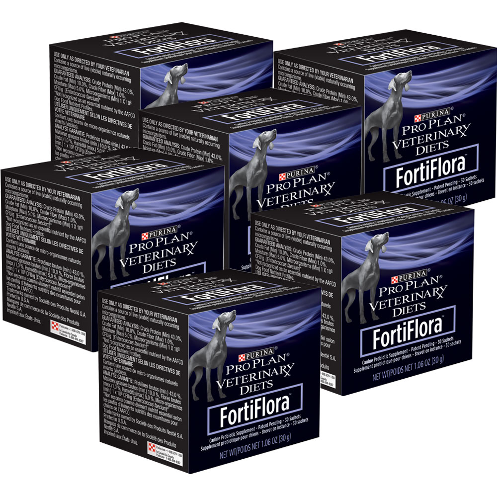 6-PACK FortiFlora CANINE - Box of 180 (1 gram packets) | On Sale ...