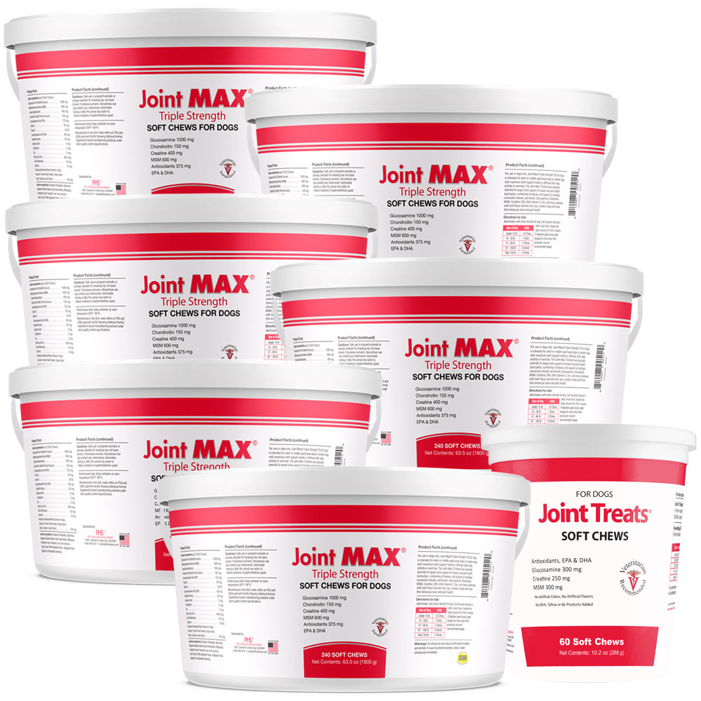 Joint MAX Triple Strength Soft Chews, 1440 Ct + FREE Joint Treats ...