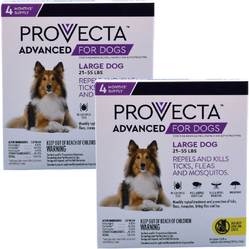 8 MONTH Provecta Advanced for Large Dogs (21-55 lbs) | On Sale ...