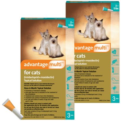 Advantage Multi for Cats 2-5 lbs (6 Months) | On Sale | EP Rx