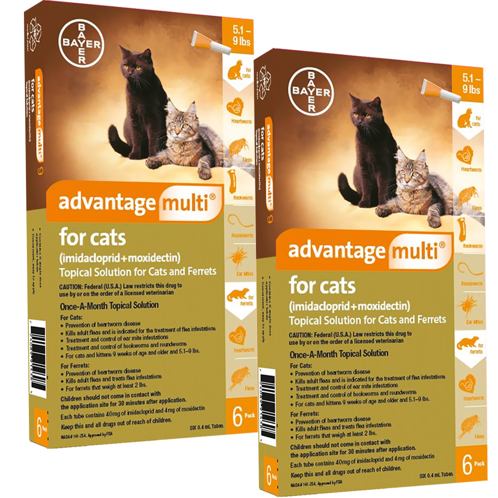 Advantage Multi for Cats 5.1-9 lbs (12 Months) | On Sale | EP Rx