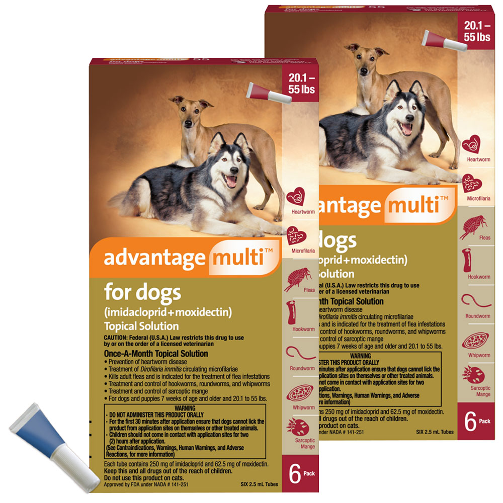 Advantage Multi for Dogs 20.1-55 lbs (12 Months) | On Sale | EP Rx