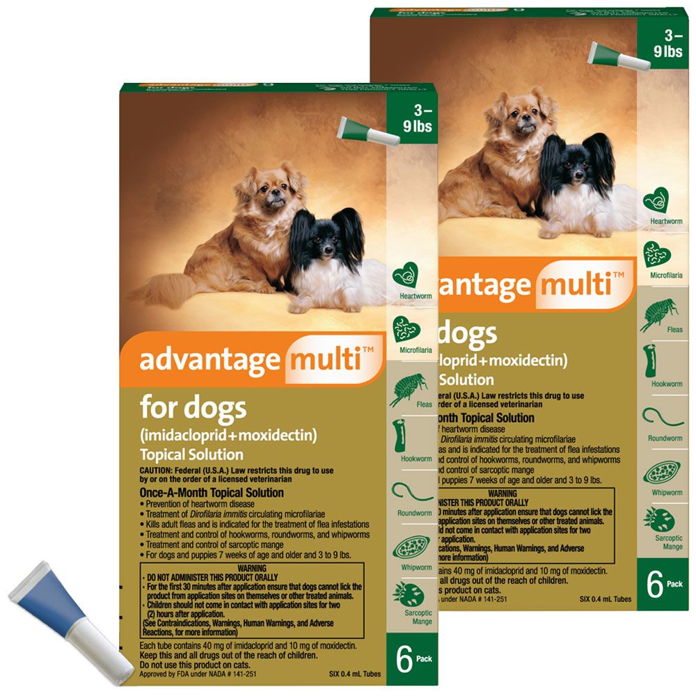 Advantage Multi for Dogs 3-9 lbs (12 Months) | On Sale | EP Rx