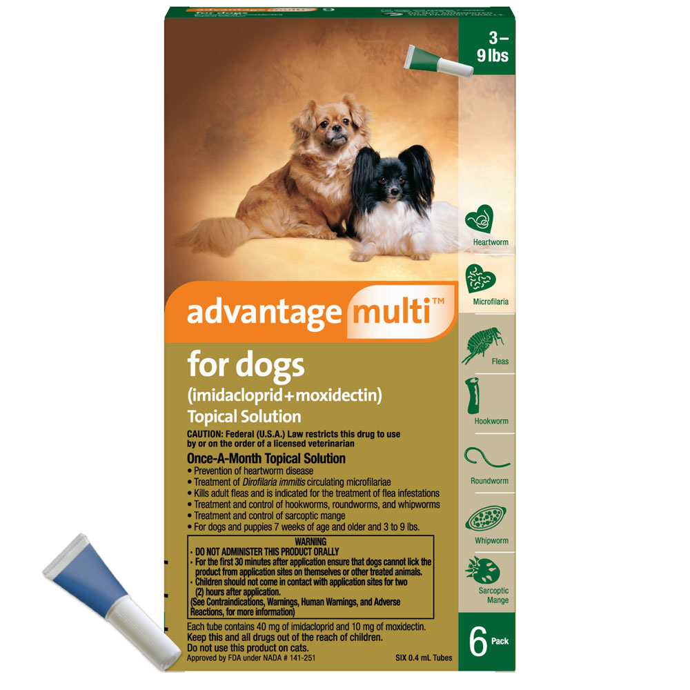 Advantage Multi for Dogs 3-9 lbs (6 Months) | On Sale | EP Rx