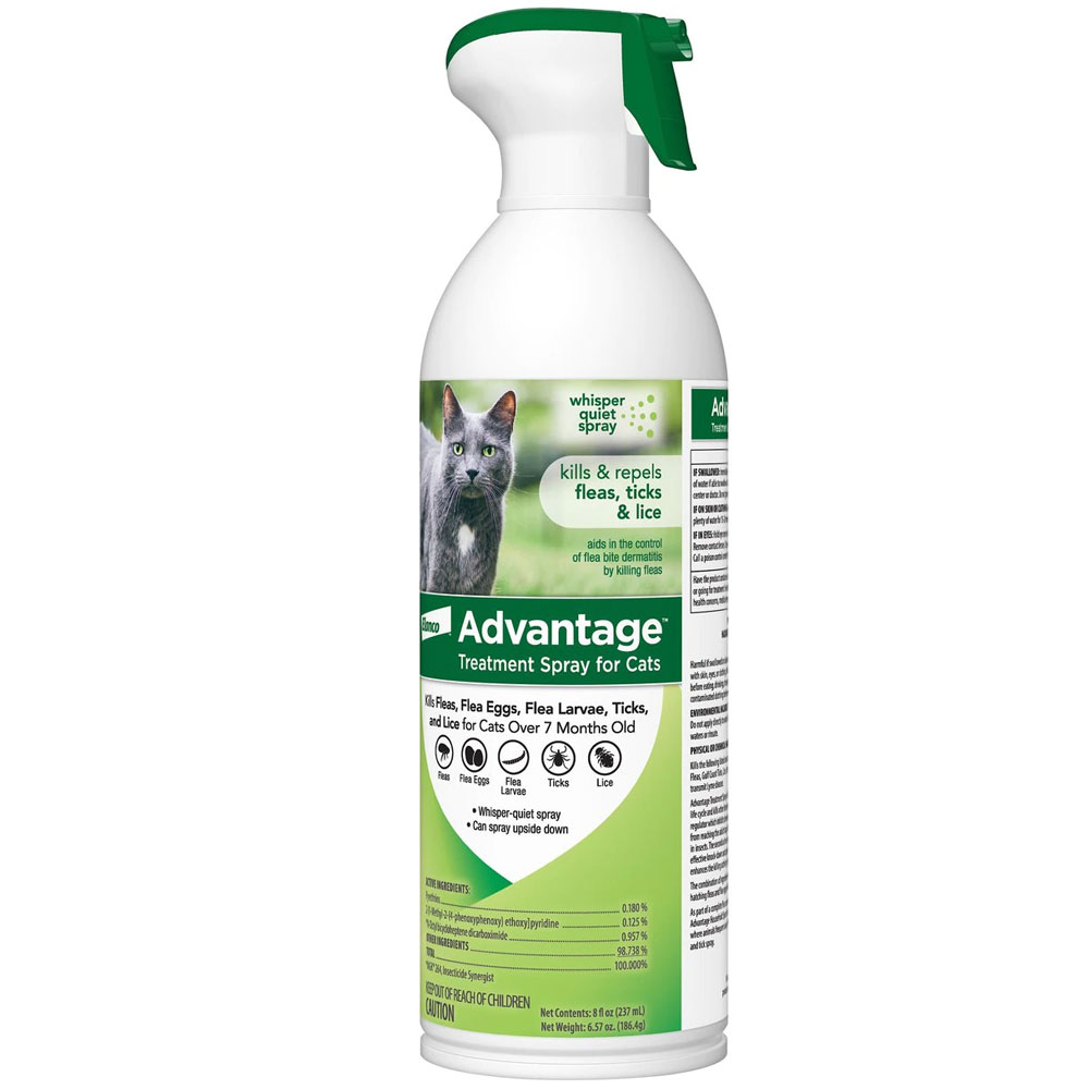 Advantage Treatment Spray Cat - 8oz | On Sale | EntirelyPets Rx