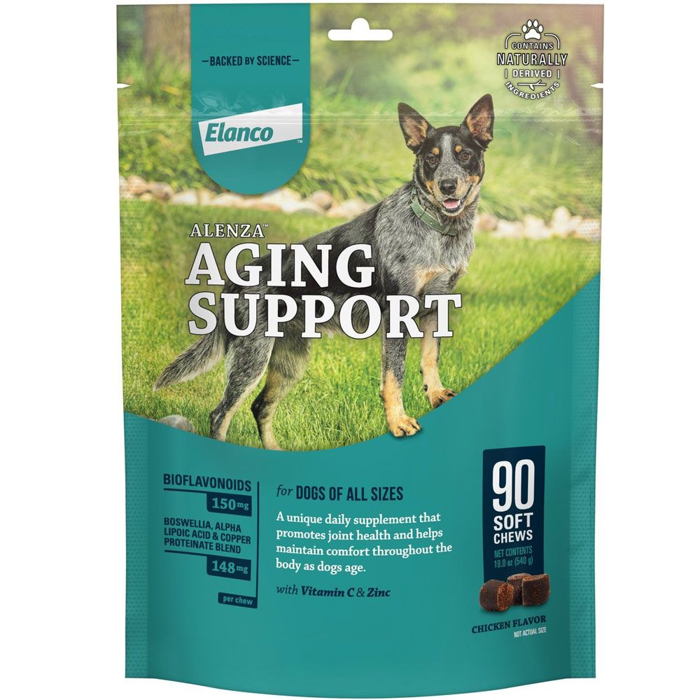 Alenza Soft Chews Whole Body Comfort Chicken Flavor Dog Supplement, 90 ...