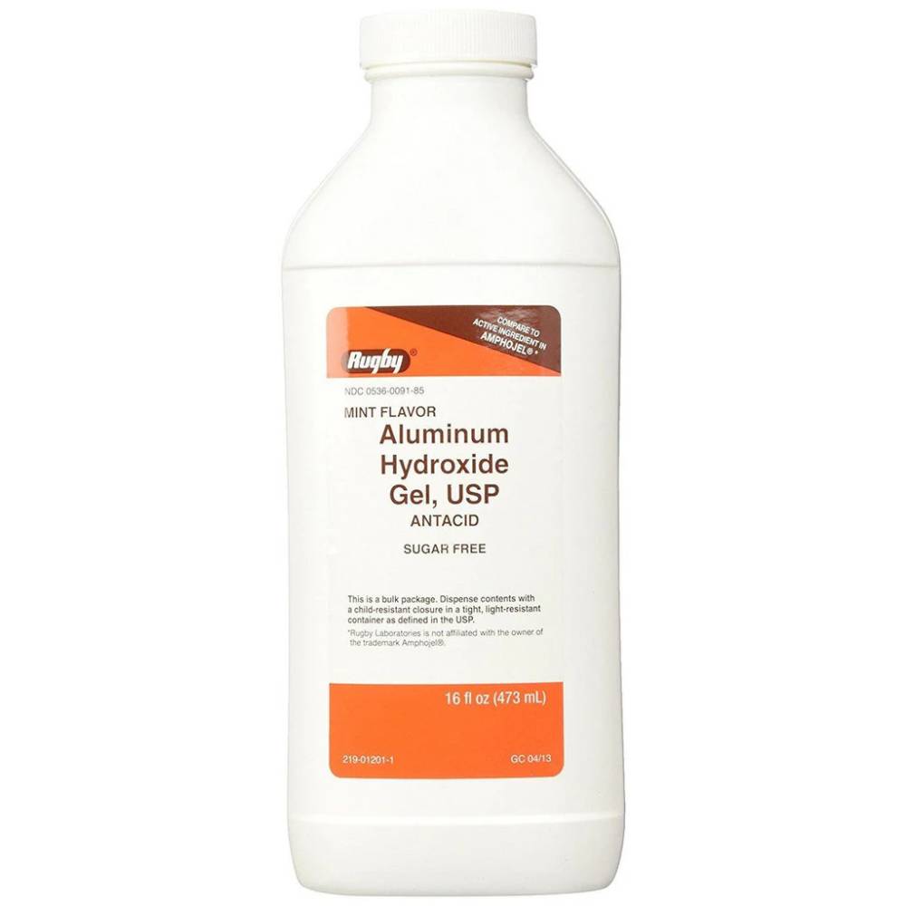 Aluminum Hydroxide Gel for Pets - 16 fl oz (473 mL) - Mint Flavor ...