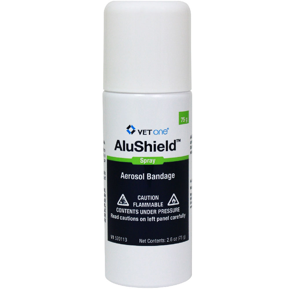 AluShield Aerosol Bandage Spray (75 gm) | On Sale | EntirelyPets Rx