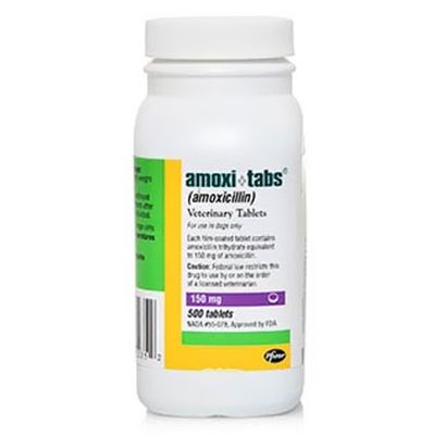 Amoxi-Tabs Tablets for Dogs & Cats, 150-mg, 500 tablets | On Sale ...