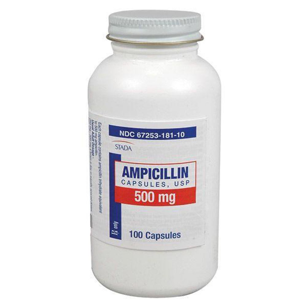 Ampicillin Caps 500mg (100 caps) | On Sale | EntirelyPets Rx