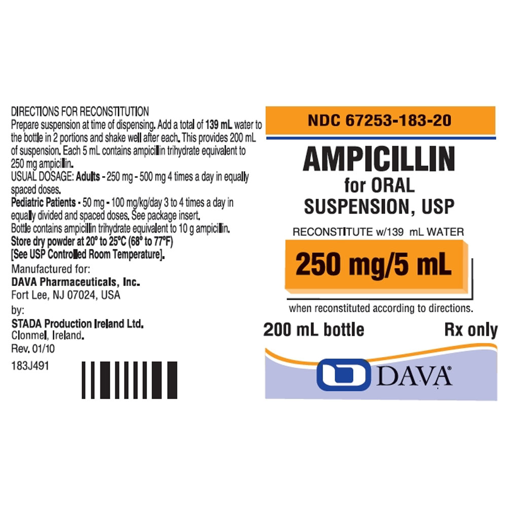 Ampicillin Oral Suspension 250mg/5ml | On Sale | EntirelyPets Rx