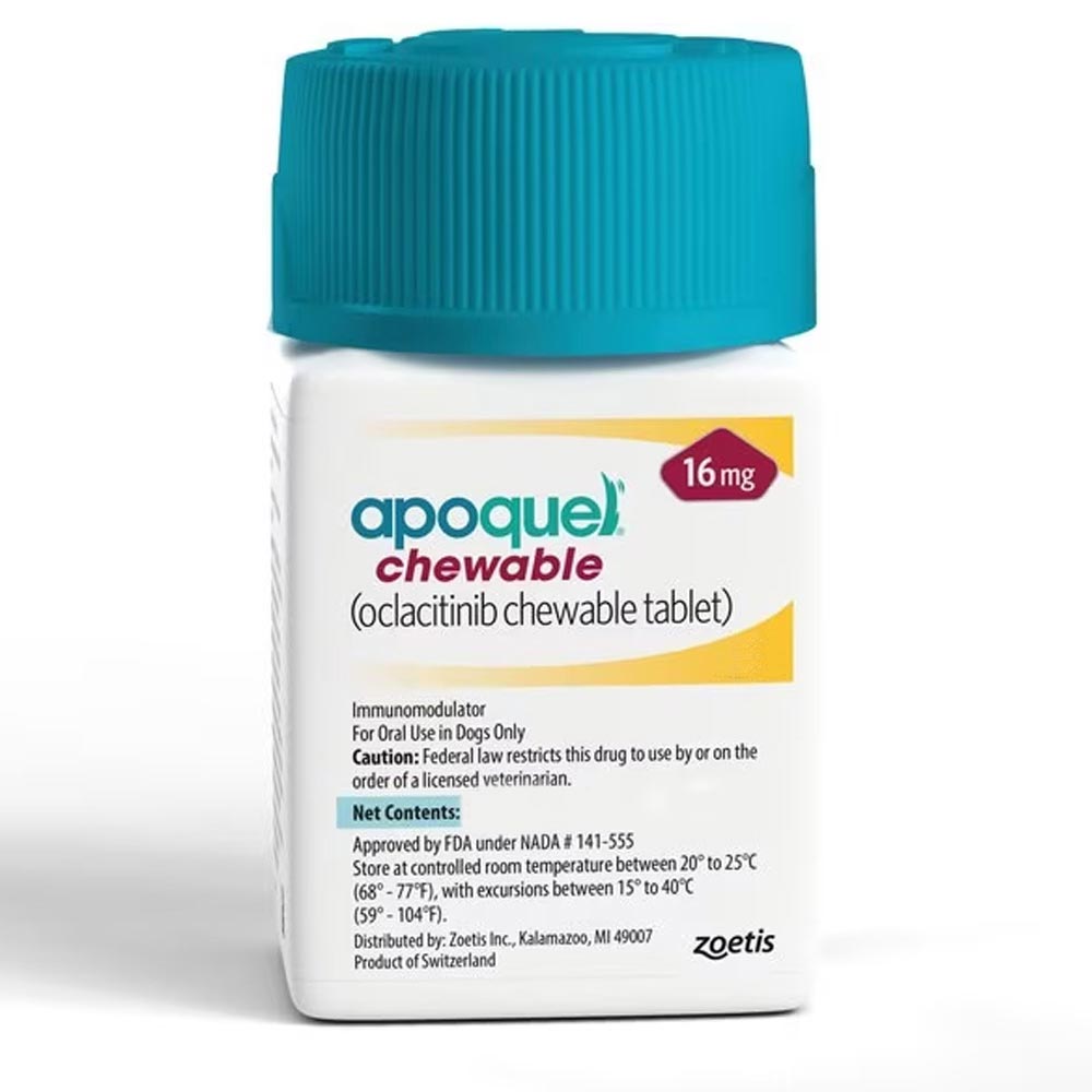Apoquel CHEWABLE Tablets for Dogs - oclacitinib - 16-mg (15 count ...