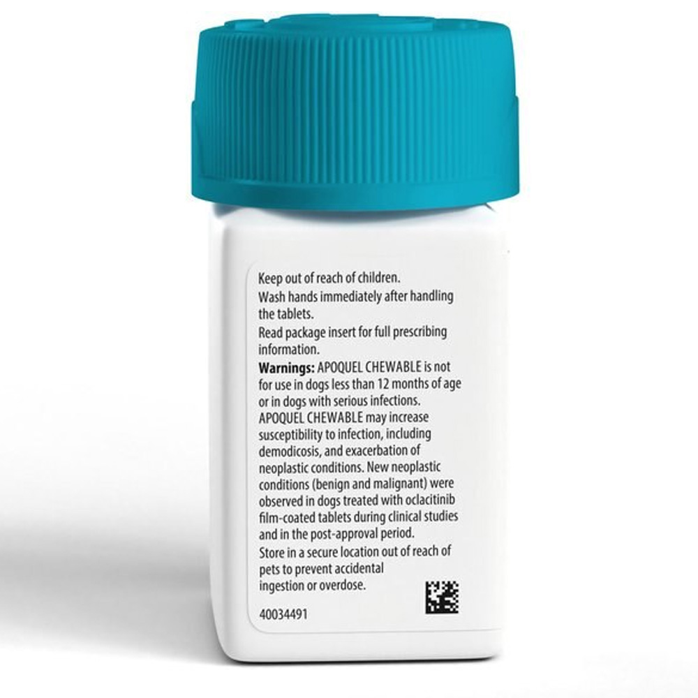 Apoquel for Dogs - oclacitinib - 16-mg (20 Chewable Tablets) - [Skin ...