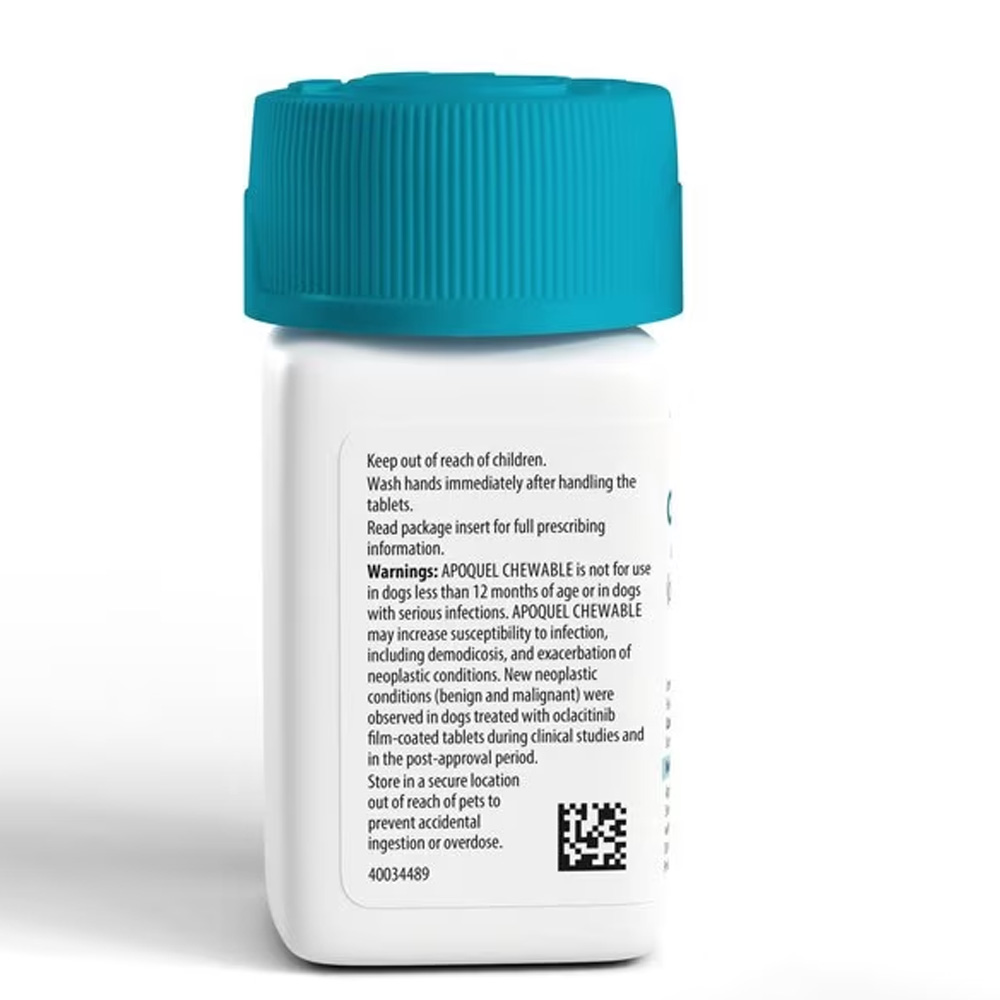 Apoquel CHEWABLE Tablets for Dogs - oclacitinib - 3.6-mg (1 count ...