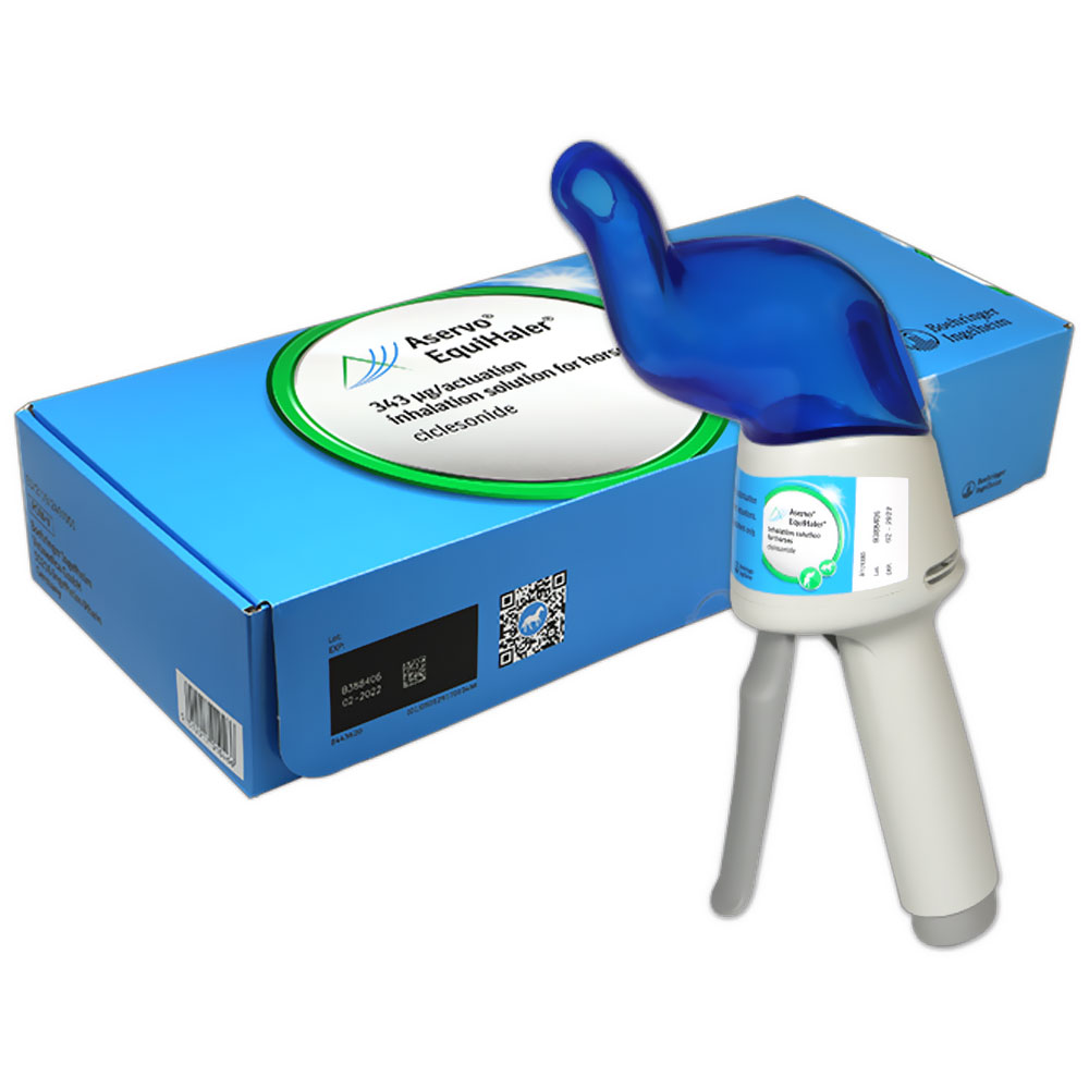 Aservo for Horses - EquiHaler 343 mcg/actuation - [Asthma Inhaler] | On ...