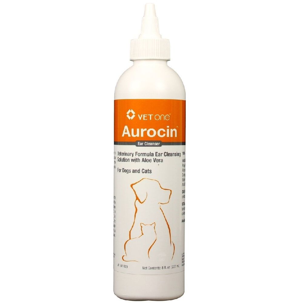 Aurocin Ear Cleanser Regular Scent (8 oz) | On Sale | EntirelyPets Rx