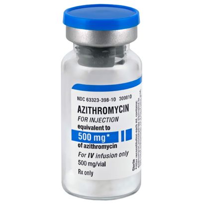 Azithromycin for Injection for Dogs & Cats - 500-mg/vial (10-ml ...