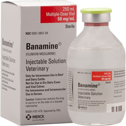 Banamine Injectable Solution 50mg/ml (250 ml) | On Sale | EntirelyPets Rx