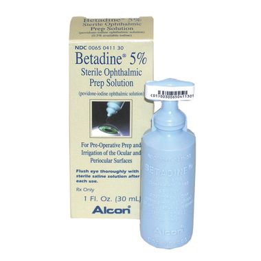 Betadine Ophthalmic 5% Solution - 30 ml | On Sale | EntirelyPets Rx