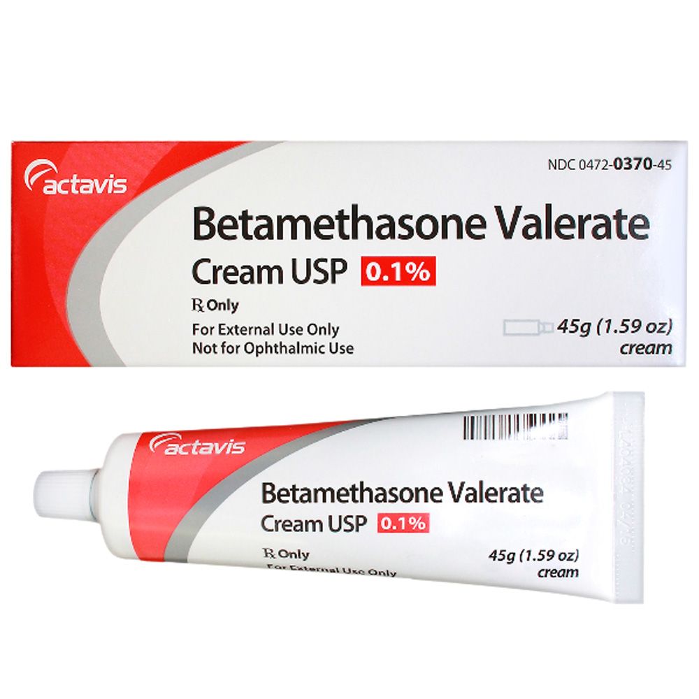 Betamethasone Valerate Cream 0.1%, 45gm | On Sale | EntirelyPets Rx