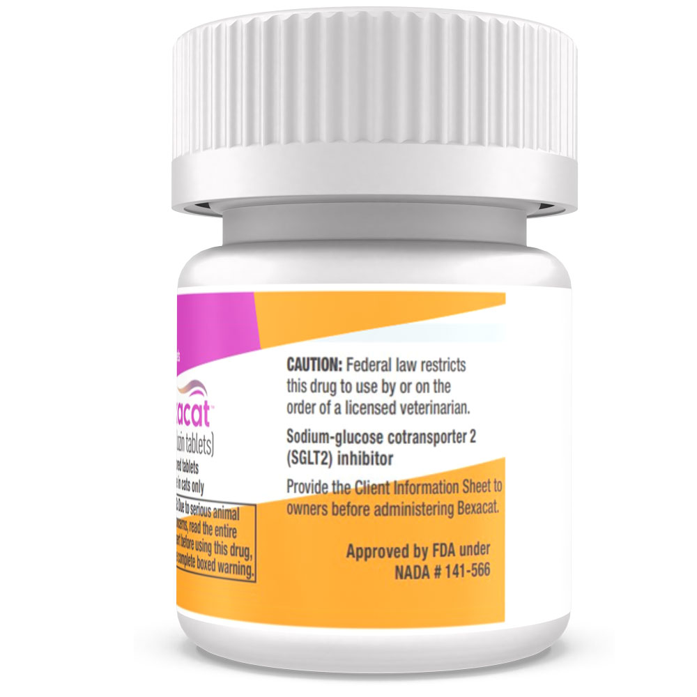 Bexacat (Bexagliflozin) Flavored Tablets for Cats, 15-mg, 30 Tablets ...