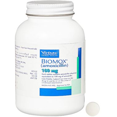 Biomox Tablets for Dogs, 100-mg, 500 tablet | On Sale | EntirelyPets Rx