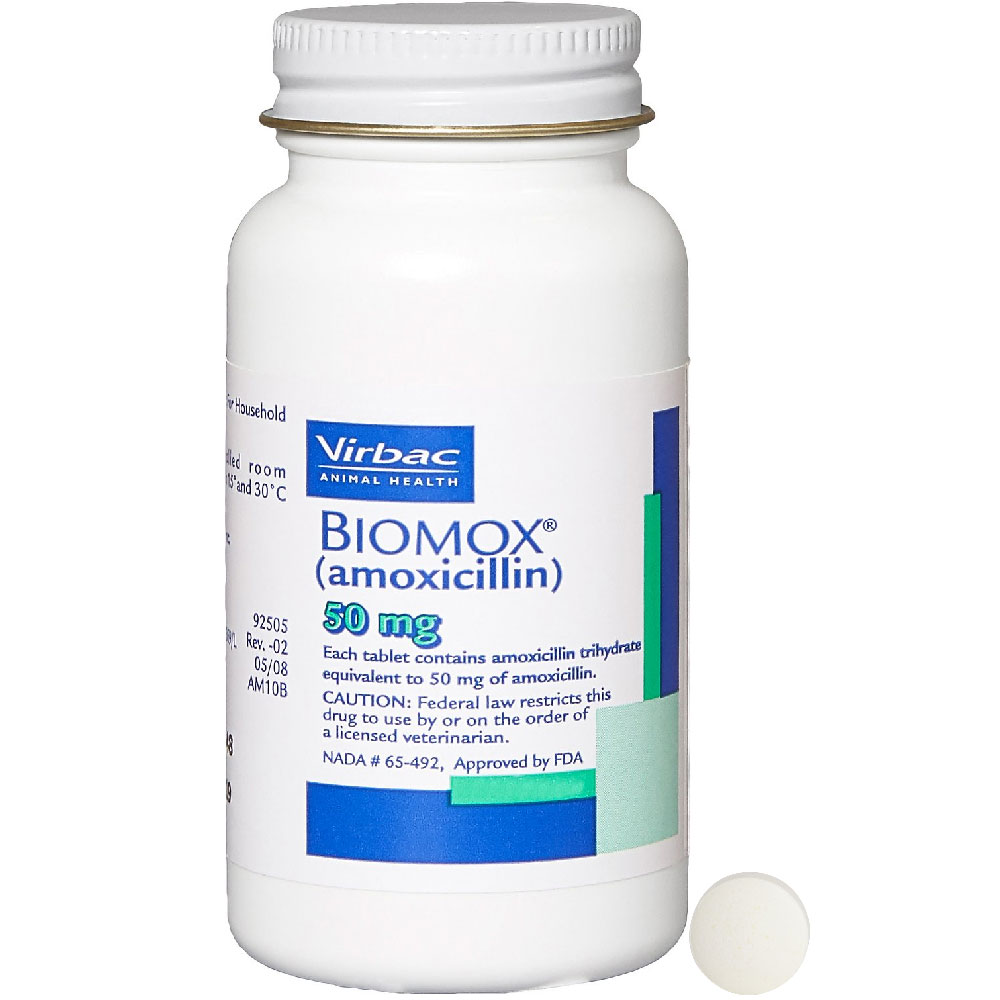 Biomox Tablets for Dogs, 50-mg, 500 tablets | On Sale | EntirelyPets Rx