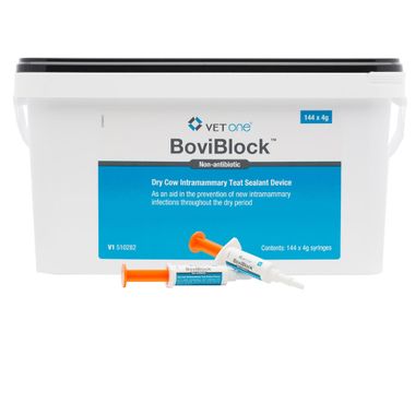 BoviBlock Dry Cow Intramammary Teat Sealant Device, Non-Antibiotic, 4 ...