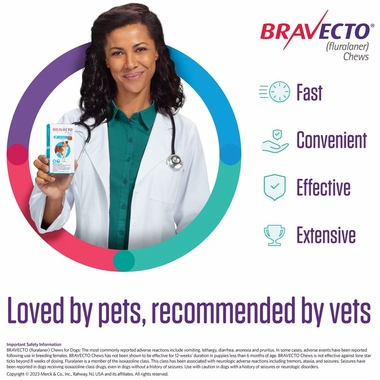 Bravecto for Dogs 44-88 lbs | Free Shipping | EntirelyPets Rx