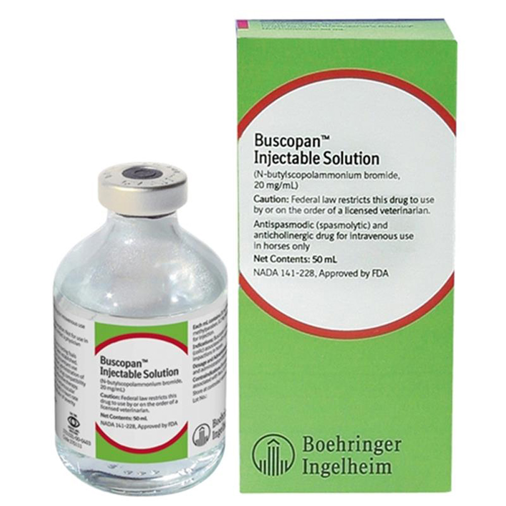 Buscopan Injectable Solution 20mg/ml - 50 ml | On Sale | EntirelyPets Rx