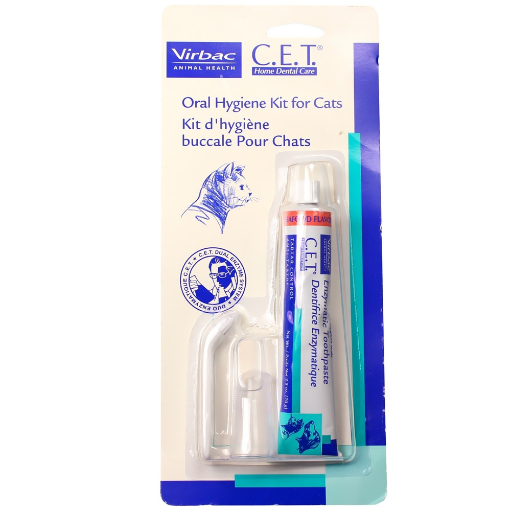 C.E.T. Oral Hygiene Kit for Cats | On Sale | EntirelyPets Rx