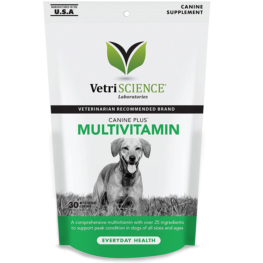 Canine Plus Multivitamin for Dogs (30 Bite-Sized Chews) | On Sale ...