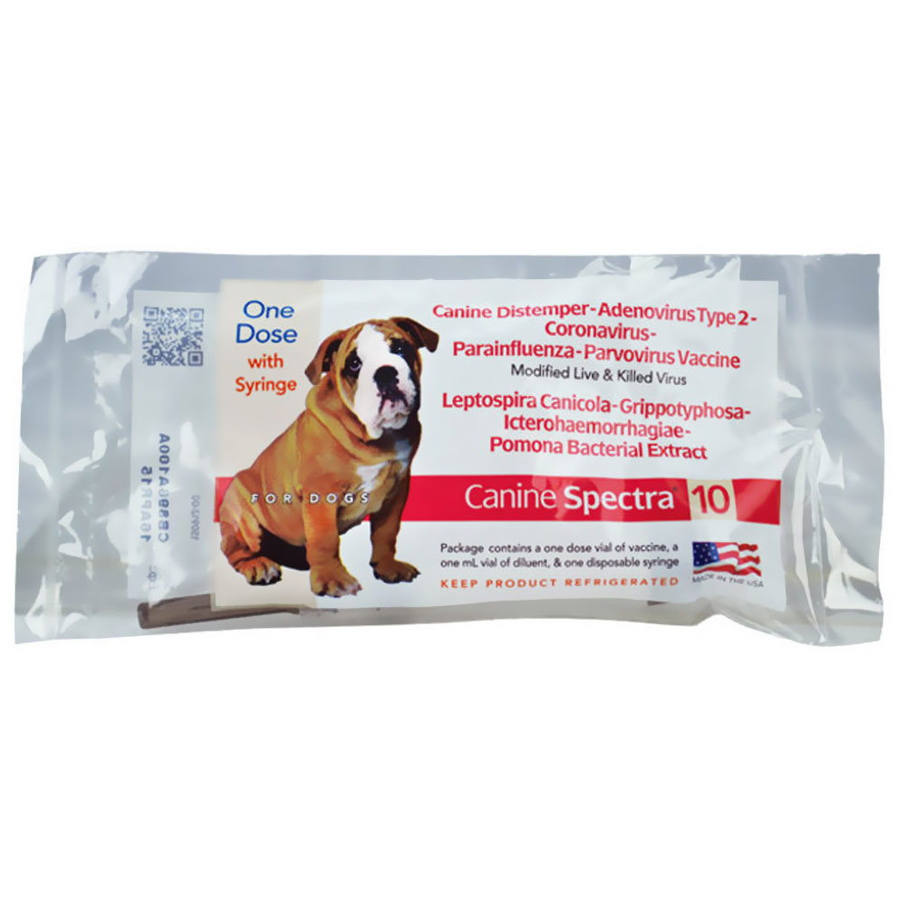 Canine Spectra 10 for Dogs - Dog Vaccine 1 Dose - [Immune Support] | On ...