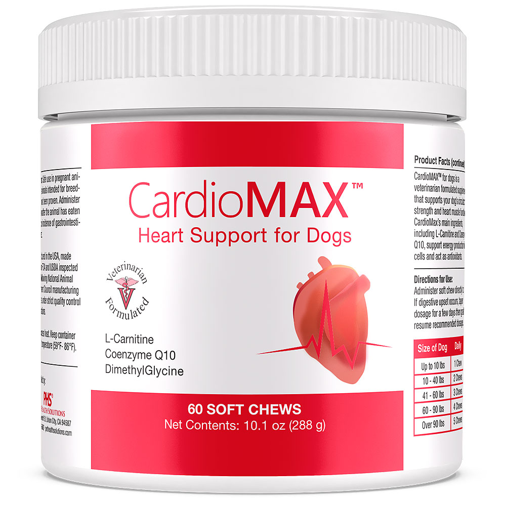 CardioMAX Heart Support for Dogs (60 Soft Chews) | On Sale ...