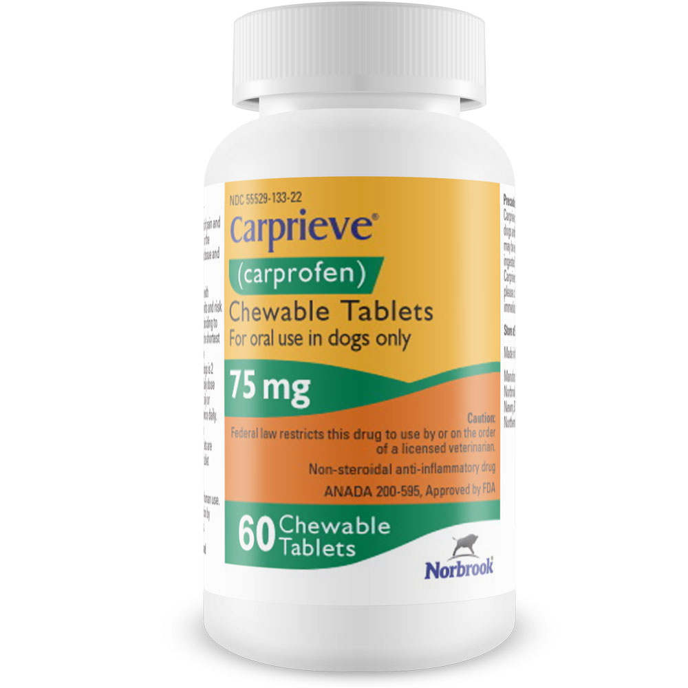 Carprieve Chewable Tablets 75mg (60 tablets) | On Sale | EntirelyPets Rx