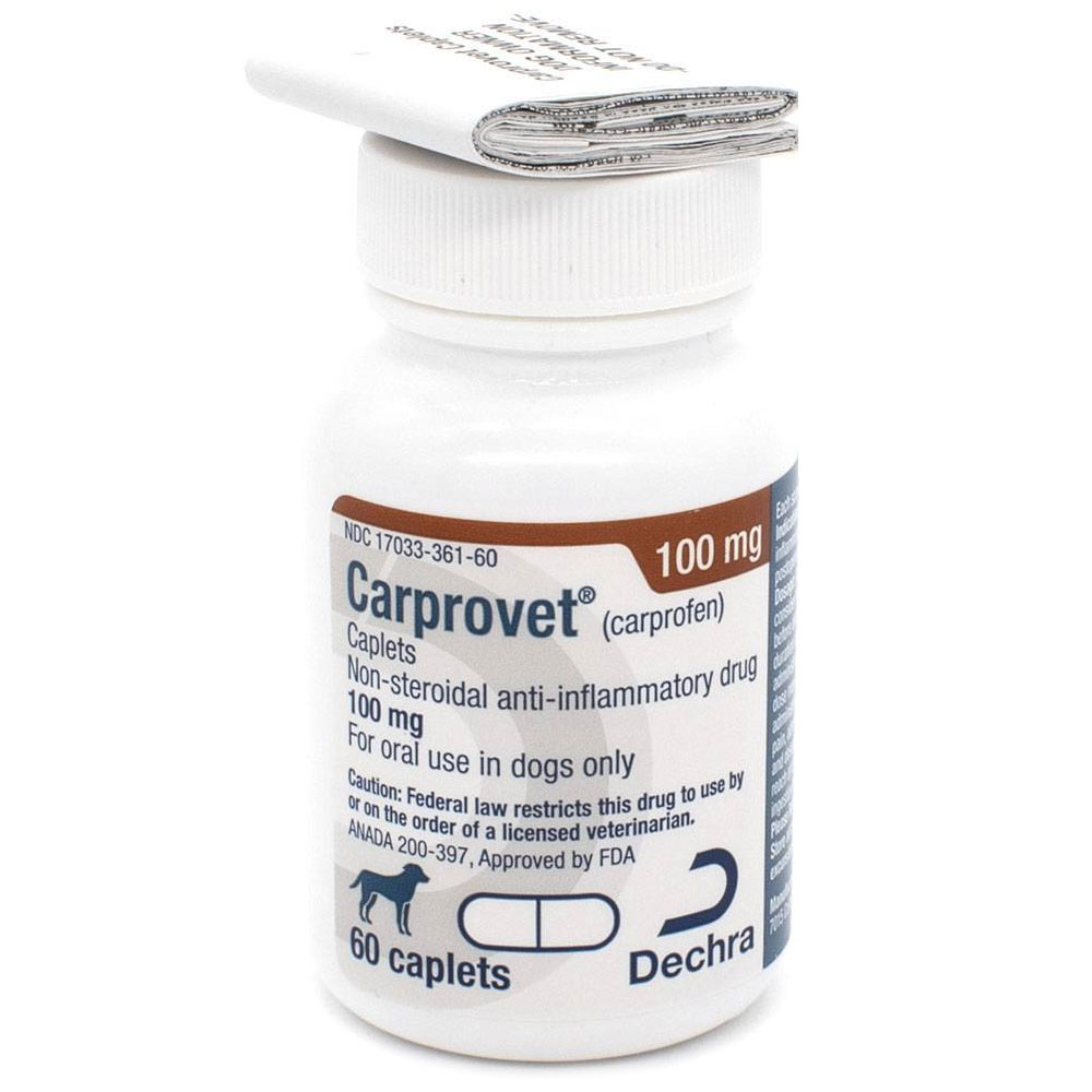 Carprovet (Carprofen) Caplets 100mg (60 Count) | On Sale | EntirelyPets Rx