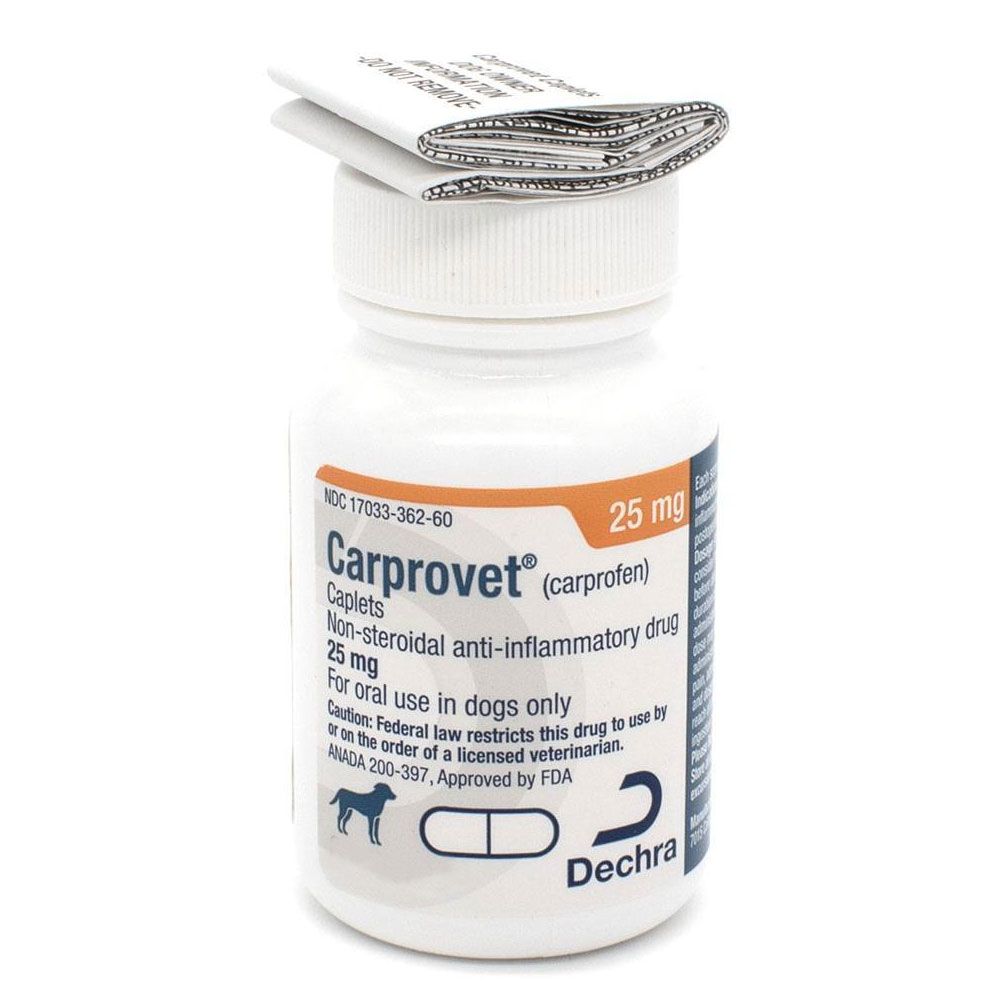 Carprovet (Carprofen) Caplets 25mg (1 Count) | On Sale | EntirelyPets Rx