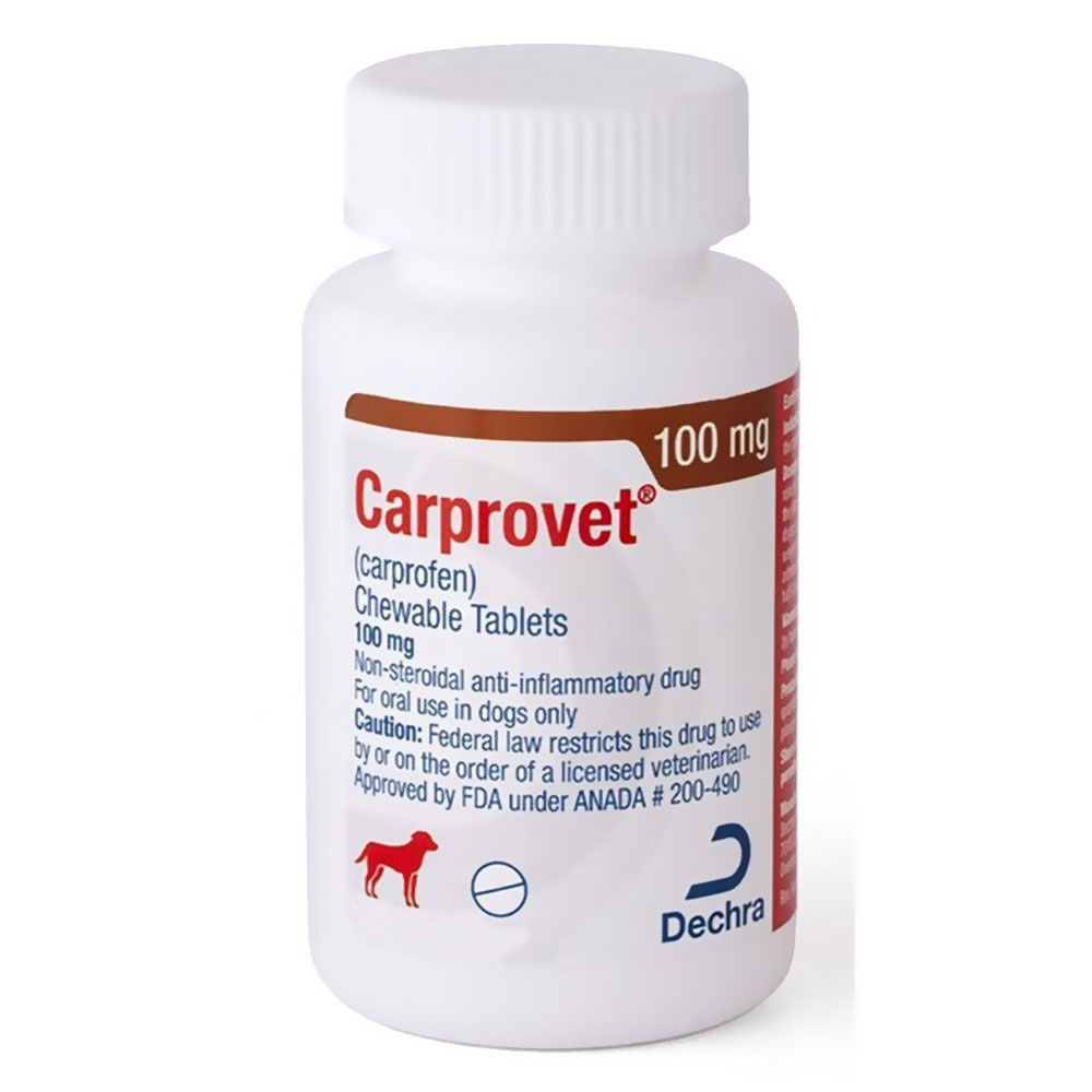 Carprovet (Carprofen) Chewable Tablets 100 mg (1 Count) | On Sale ...