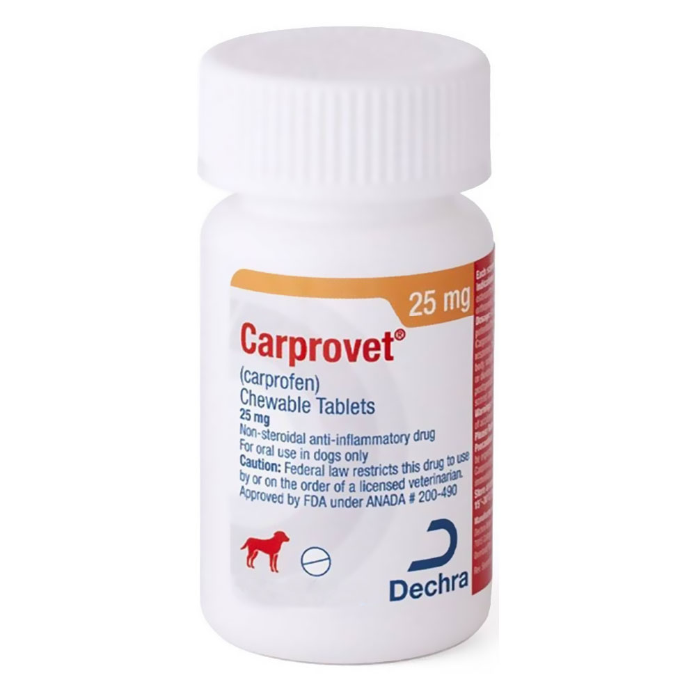 Carprovet (Carprofen) Chewable Tablets 25 mg (1 Count) | On Sale ...