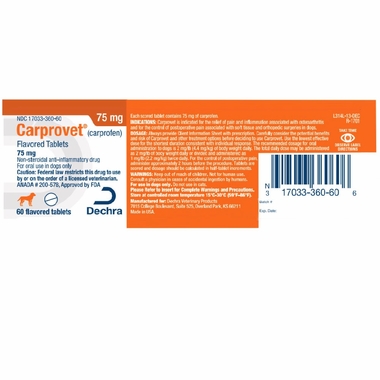 Save On Carprovet Flavored Tablet 75 mg (180 Count) | EP Rx