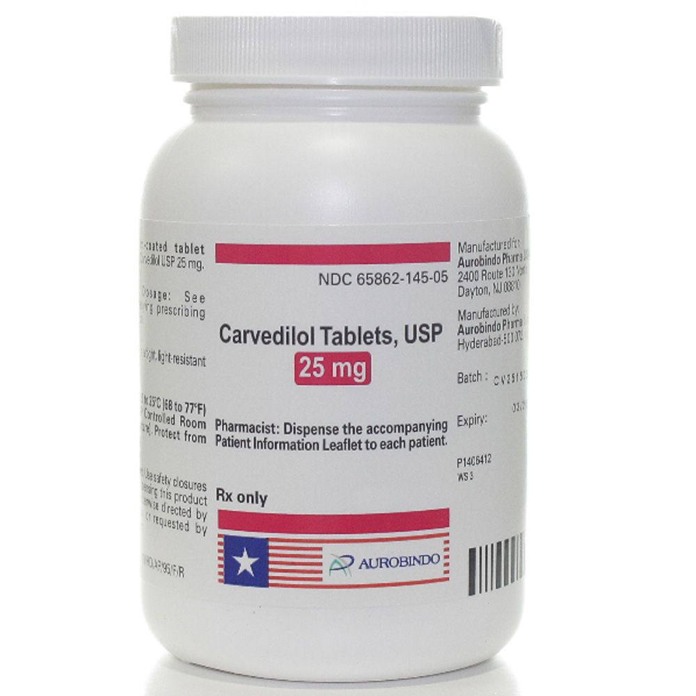 Carvedilol Tablets 25mg, 100 Count | On Sale | EntirelyPets Rx