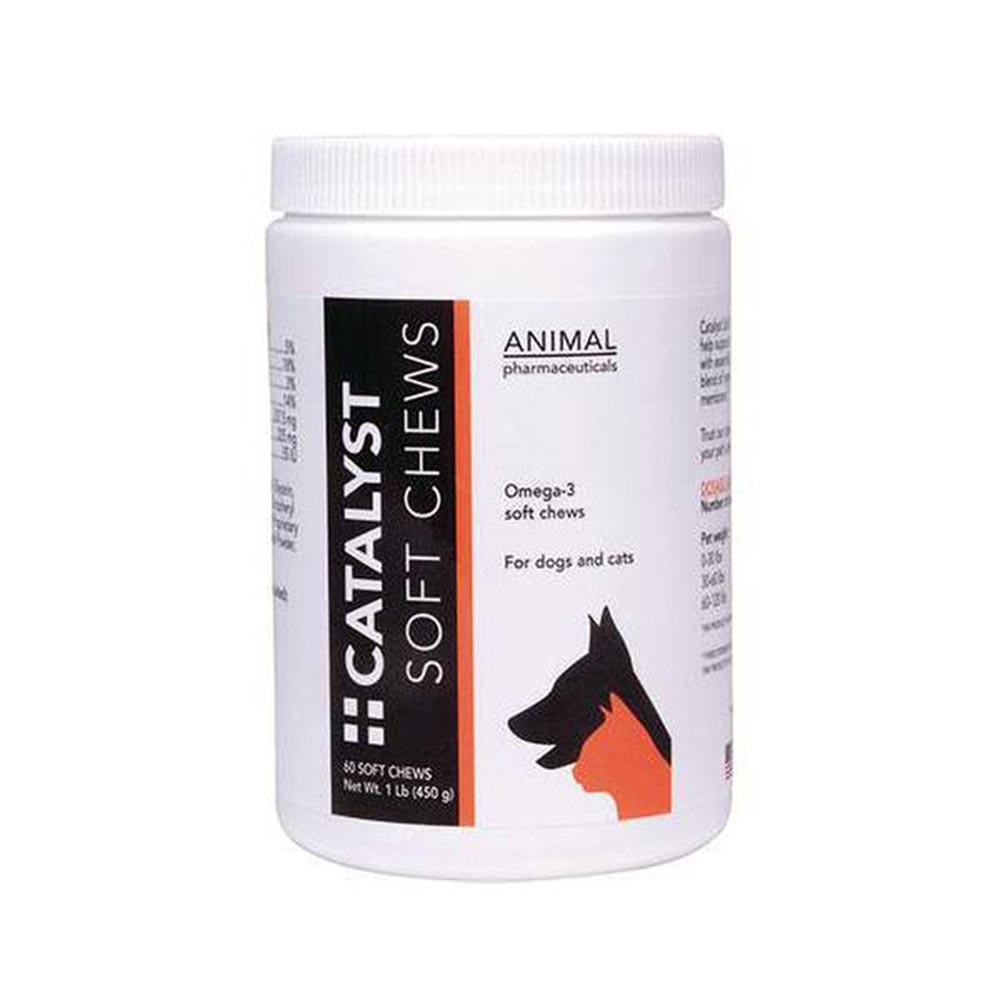Catalyst Soft Chews with Omega-3 for Dogs & Cats (60 Count) - [Fatty ...