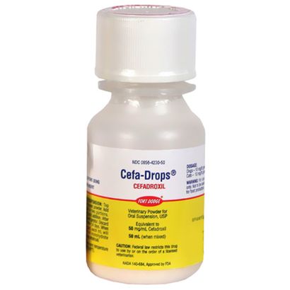 Cefa-Drops [Cefadroxil] 50 mg/ml (50 ml) | On Sale | EntirelyPets Rx